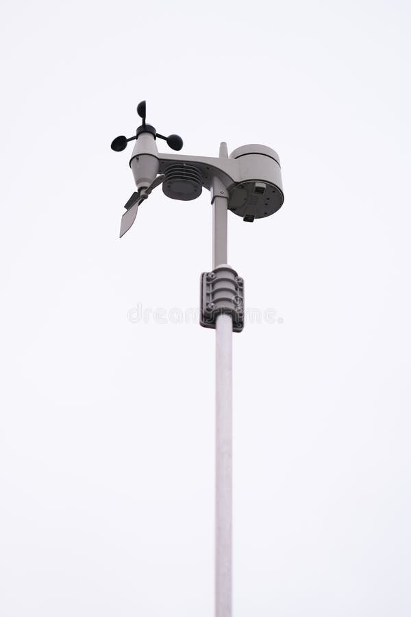 Anemometer stock image. Image of pole, device, measure - 360117671