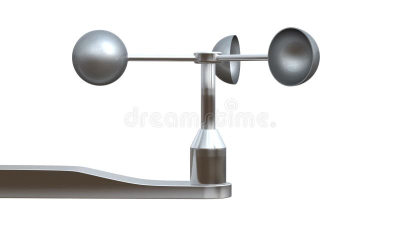 Anemometer Wind Speed Measuring Device Stock Video - Video of sensor ...