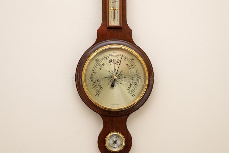 Aneroid barometer stock image. Image of collectors, close - 359000291
