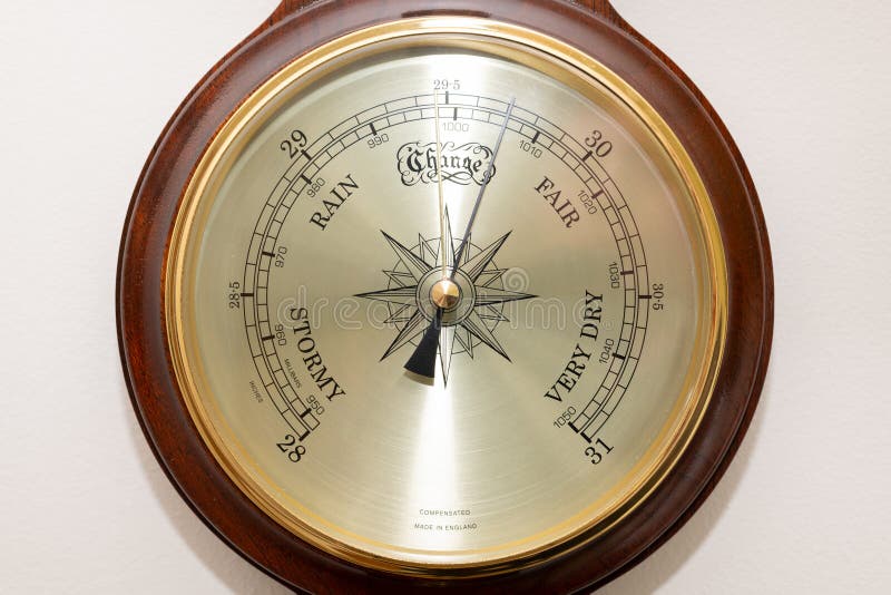 Aneroid barometer stock photo. Image of indoors, collectors - 359000370