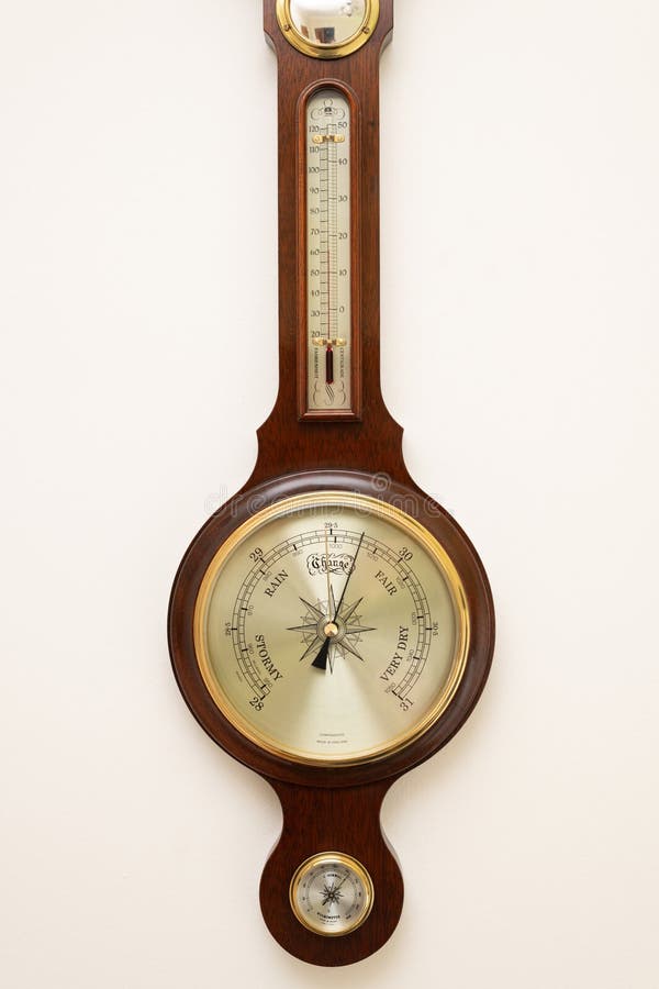 Aneroid barometer stock image. Image of ornamental, london - 359000501