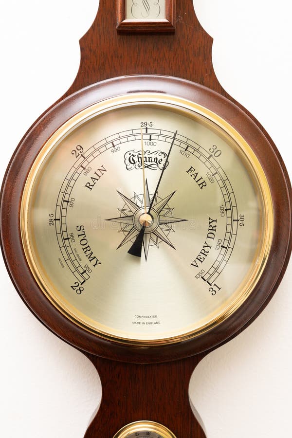 Aneroid barometer stock photo. Image of collectable - 359000618