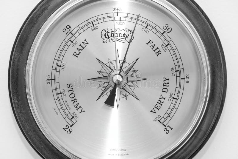 Aneroid barometer stock photo. Image of barometer, traditional - 363052172