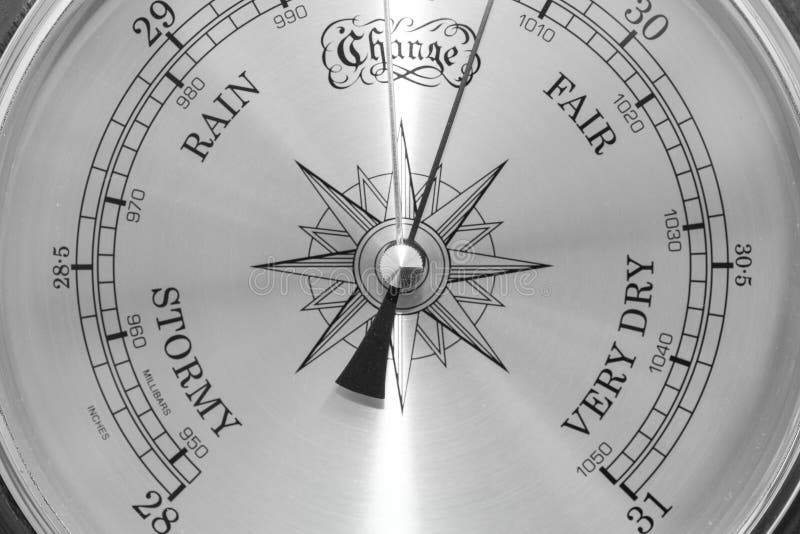 Aneroid barometer stock image. Image of indoor, london - 363052219