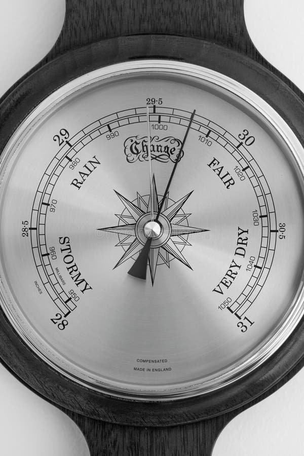 Aneroid barometer stock image. Image of weather, collectors - 363052509