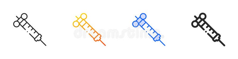 Anesthesia Icon.Thin Linear, Gradient, Blue Stroke and Bold Style Design Isolated on White ...