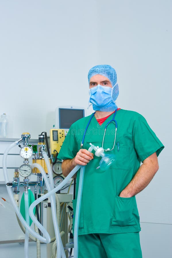 Anesthesiologist stock photo. Image of sterile, respiration - 31129992