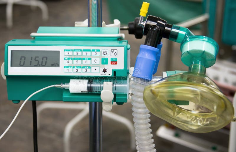 Anesthesiologist S Working Tools Stock Image - Image of object, pump ...