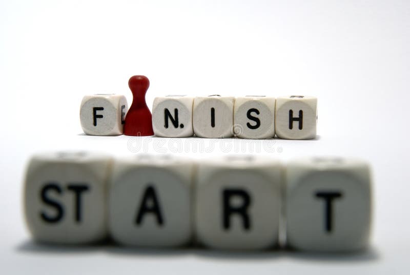 Start - Ziel stockbild. Bild von ziel, zusammenfassung - 2815083