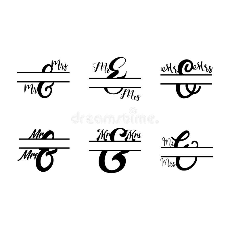 Herr und Mrs vektor abbildung. Illustration von verbindung - 118127249