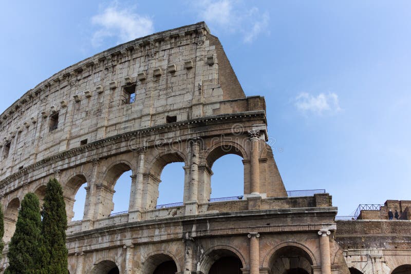 Anfiteatro Flavio Rome imagen de archivo. Imagen de roma - 80489527