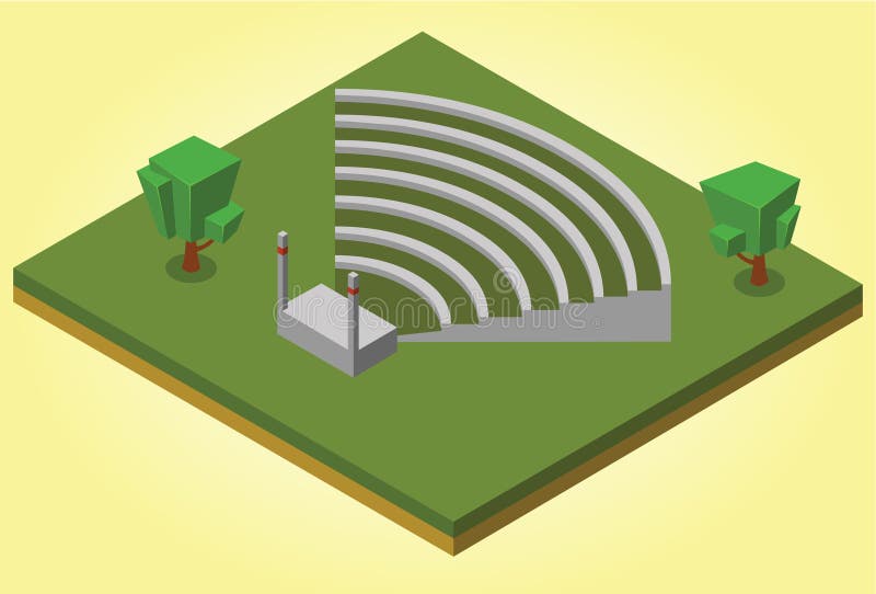 Anfiteatro Ilustraciones Stock, Vectores, Y Clipart – (4,653 ...