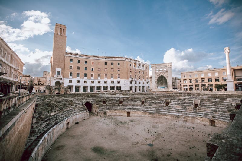 Anfiteatro Romano Di Lecce, Roman Amphitheater of Lecce, Italy ... Anfiteatro Romano Di Lecce, Roman Amphitheater of Lecce, Italy ...