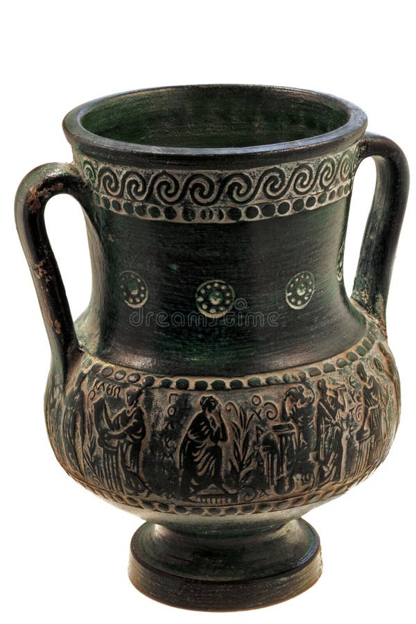 Vaso di Micene antico fotografia stock. Immagine di analisi - 49651134