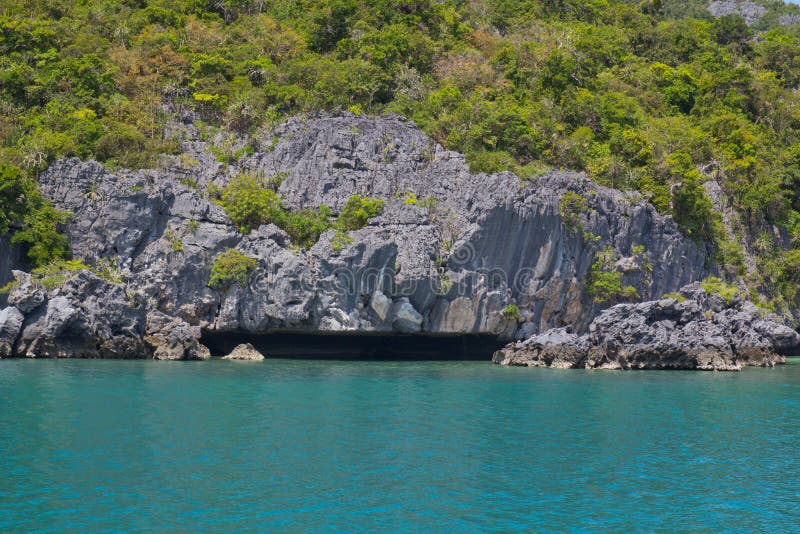 Ang Thong Marine National Park Stock Image - Image of resort, gulf ...