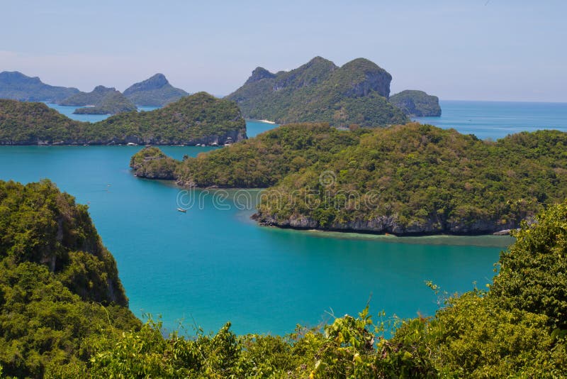 Ang Thong Marine National Park Stock Photo - Image of cloud, horizon ...