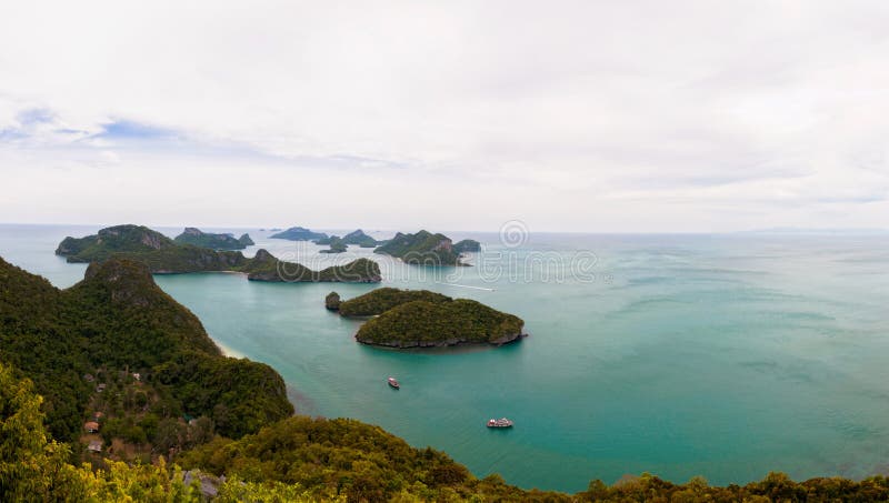 Ang-Thong National Marine Park, Thailand Stock Photo - Image of palm ...