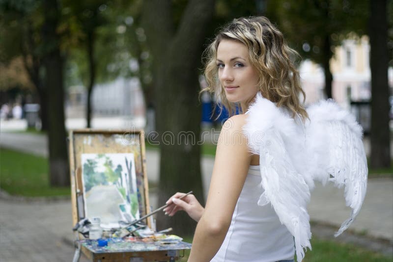 Angel Characters Short Hair Stock Photos - Free & Royalty-Free Stock ...