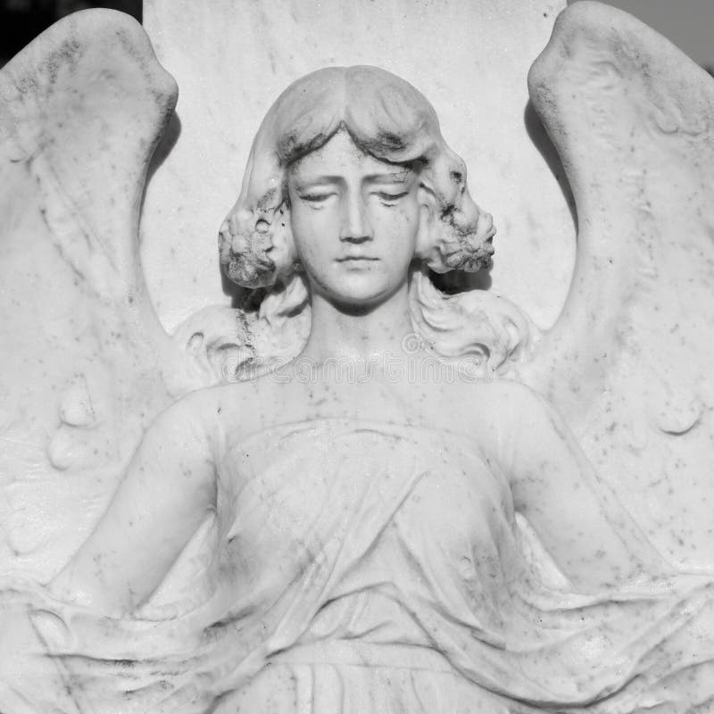 Angel stock image. Image of churchyard, peace, blue, sculpture - 148225