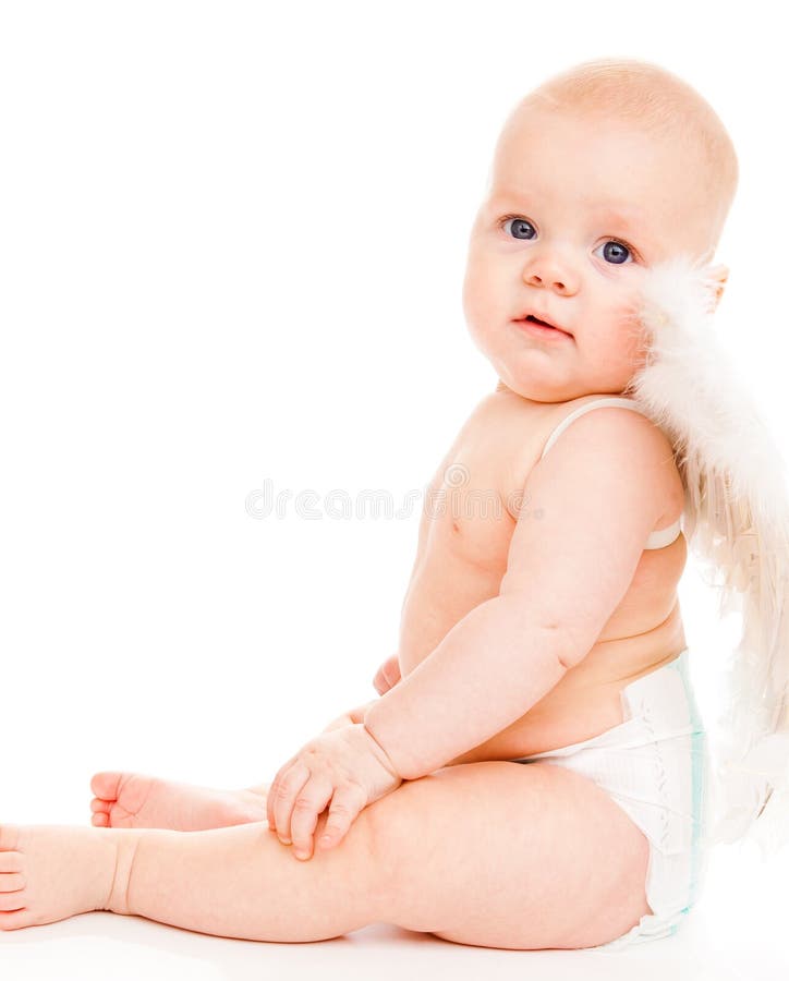 Chubby angels stock image. Image of surprised, girl, childhood - 15517565
