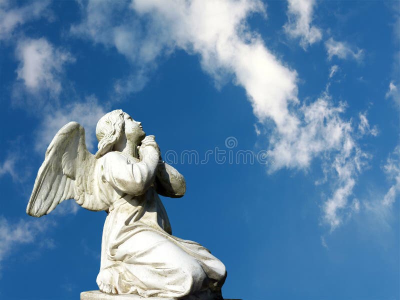 Angels at the Gates of Heaven. Stock Photo - Image of christian, peace ...