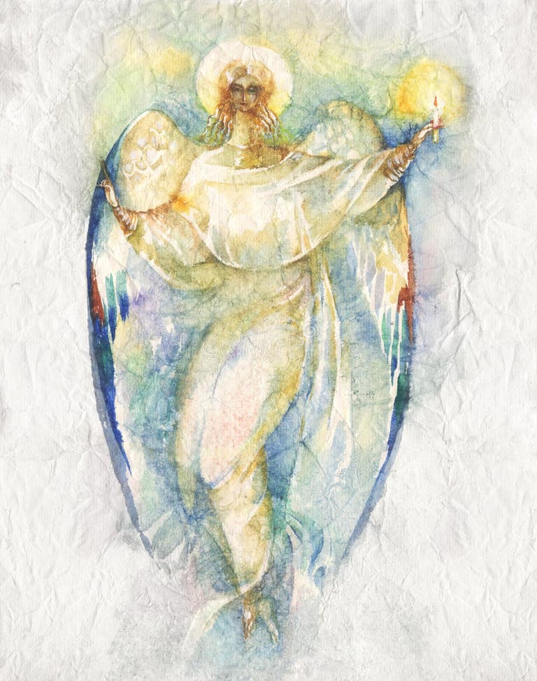 Archangel Painting Stock Illustrations – 461 Archangel Painting Stock ...