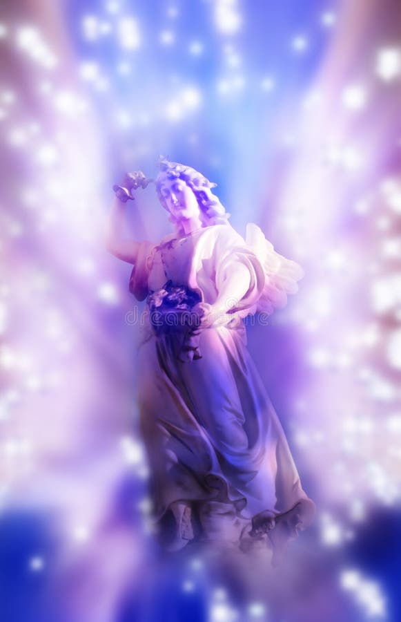 Angel of Divine Light stock photo. Image of protection - 8574928