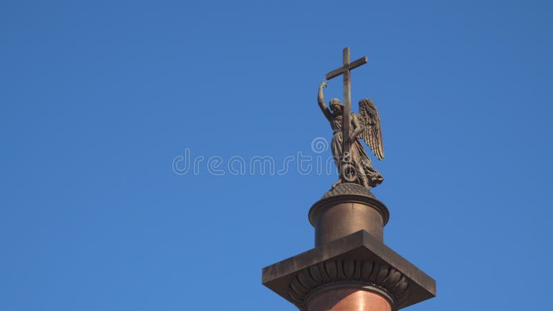 Angel on the Alexander Column Foto de archivo - Imagen de columna, real ...