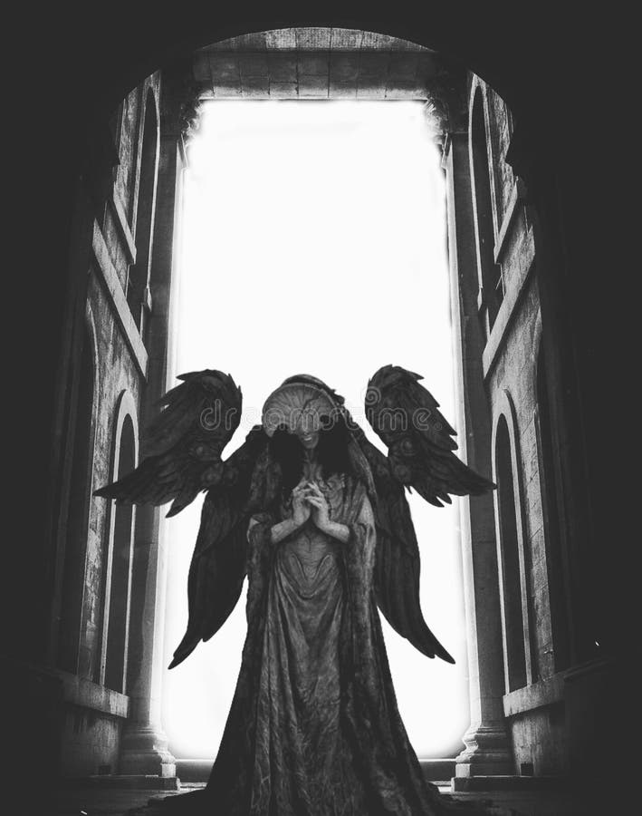 Angel Artwork Illustration Hell Stock Illustration - Illustration of ...