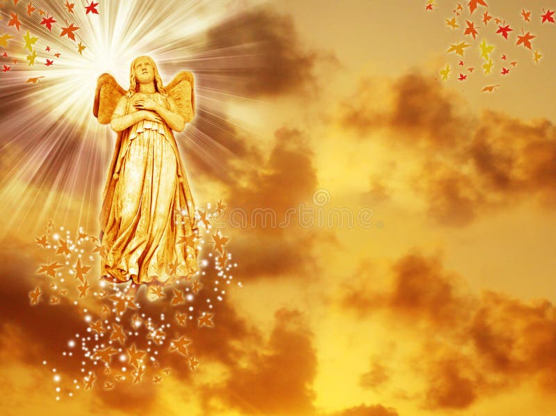 Angel editorial stock photo. Image of faith, cloud, hand - 43794928