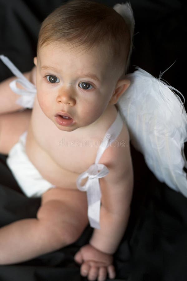 Newborn stock photo. Image of lying, awake, relaxing, innocent - 804808