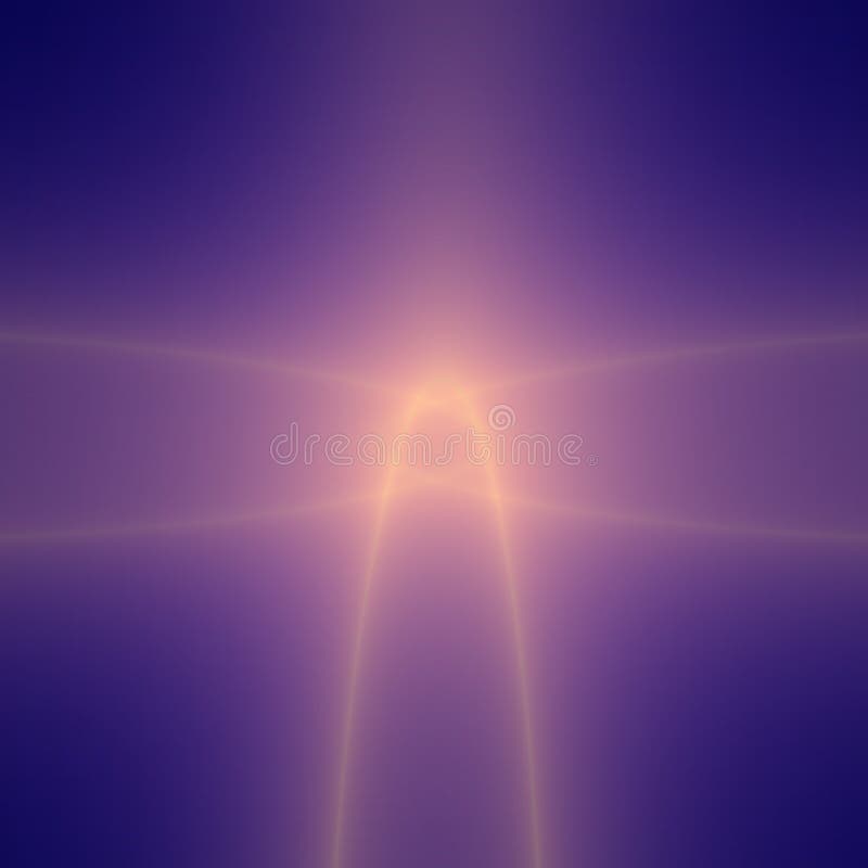 Angel Background Neon Light Illustration Stock Illustration ...