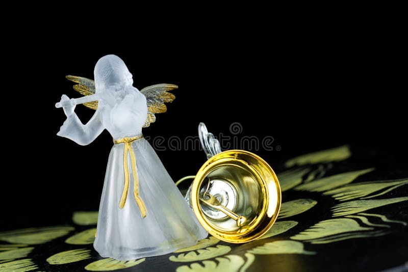 Angel Bell stock image. Image of glitter, bright, blurred - 28243275