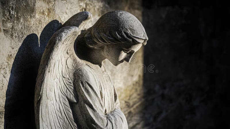 Angel with Book stock image. Image of divine, bibliophile - 376543345
