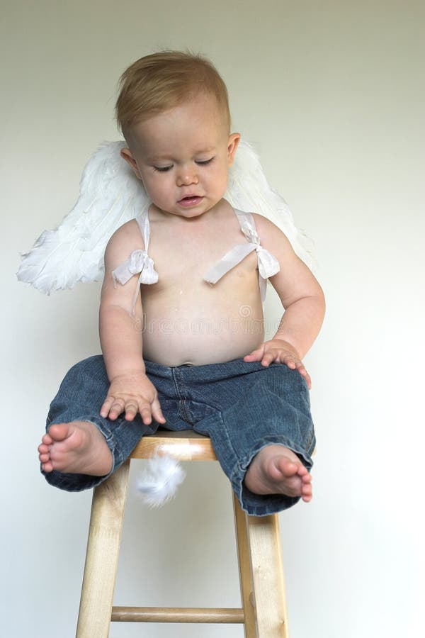 Angel Boy stock photo. Image of feathered, feathers, cupid - 2736322