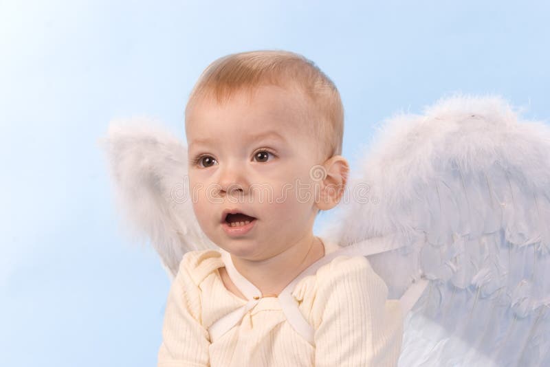 Angel boy stock photo. Image of cupid, beauty, dreams - 4619778