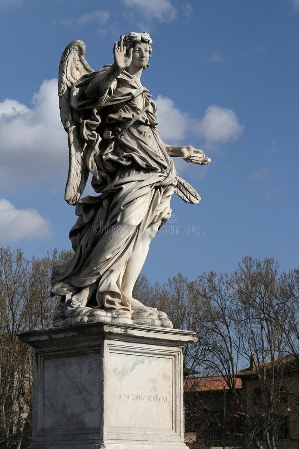An angel stock image. Image of rome, italy, holy, sculpture - 30539339