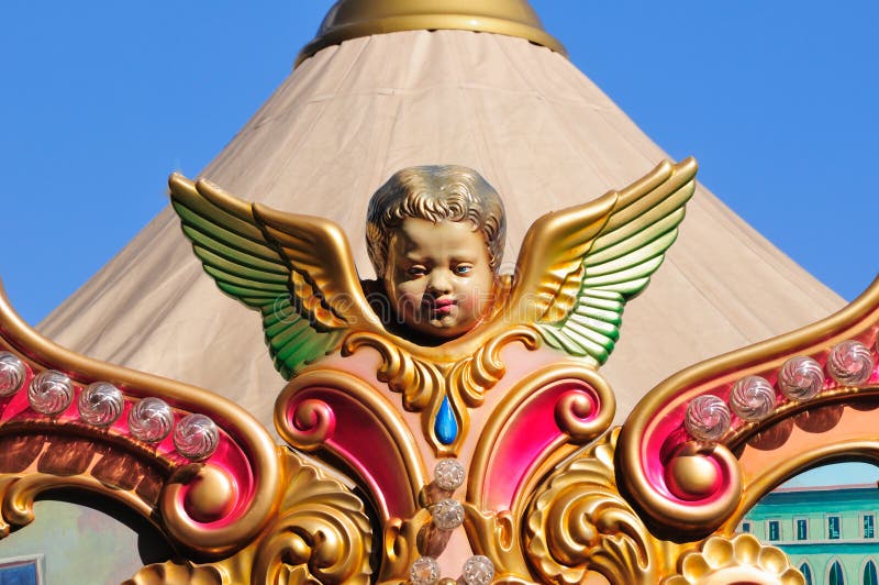 Carousel animals stock image. Image of colorful, wooden - 8007193