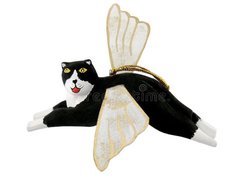 Angel Cat Ornament stock image. Image of painted, asian - 2369551