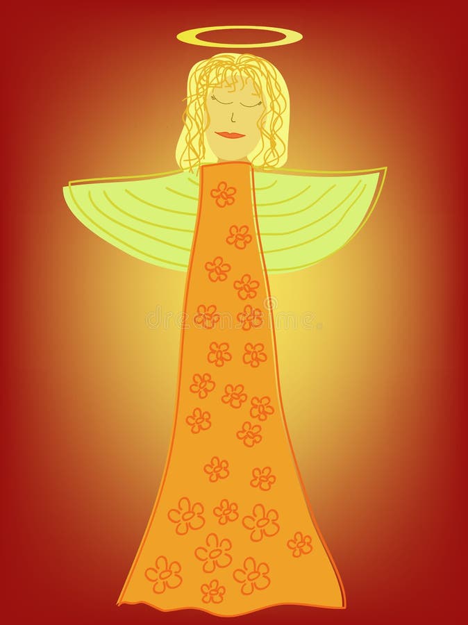 Angel stock illustration. Illustration of symbol, wings - 36858433