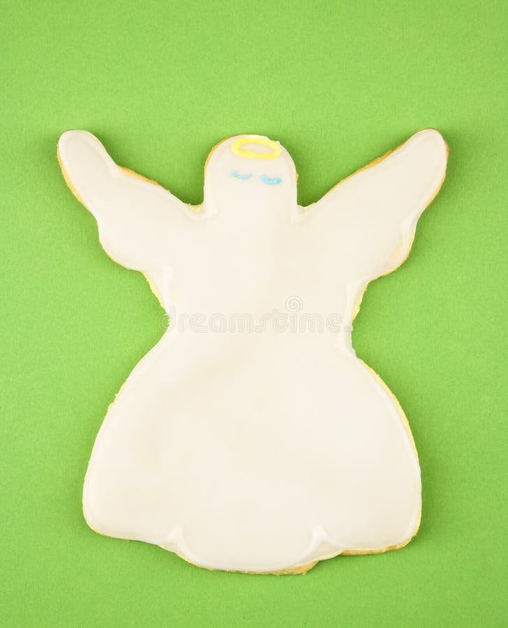 Angel cookie. stock photo. Image of still, shape, color - 3533492