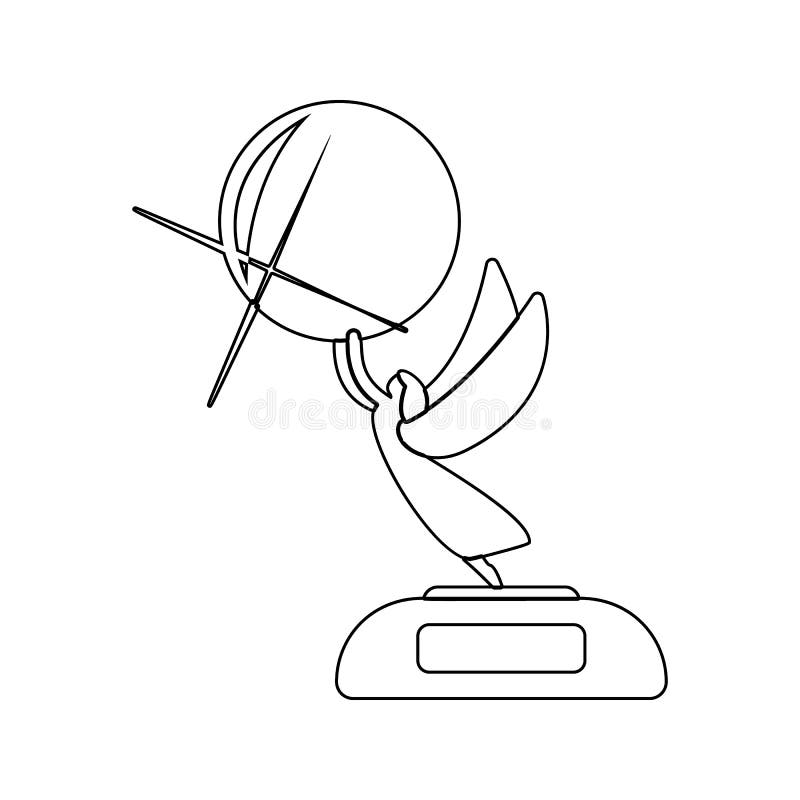 Angel Cup Holds the Planet Icon. Element of Sucsess and Awards for ...