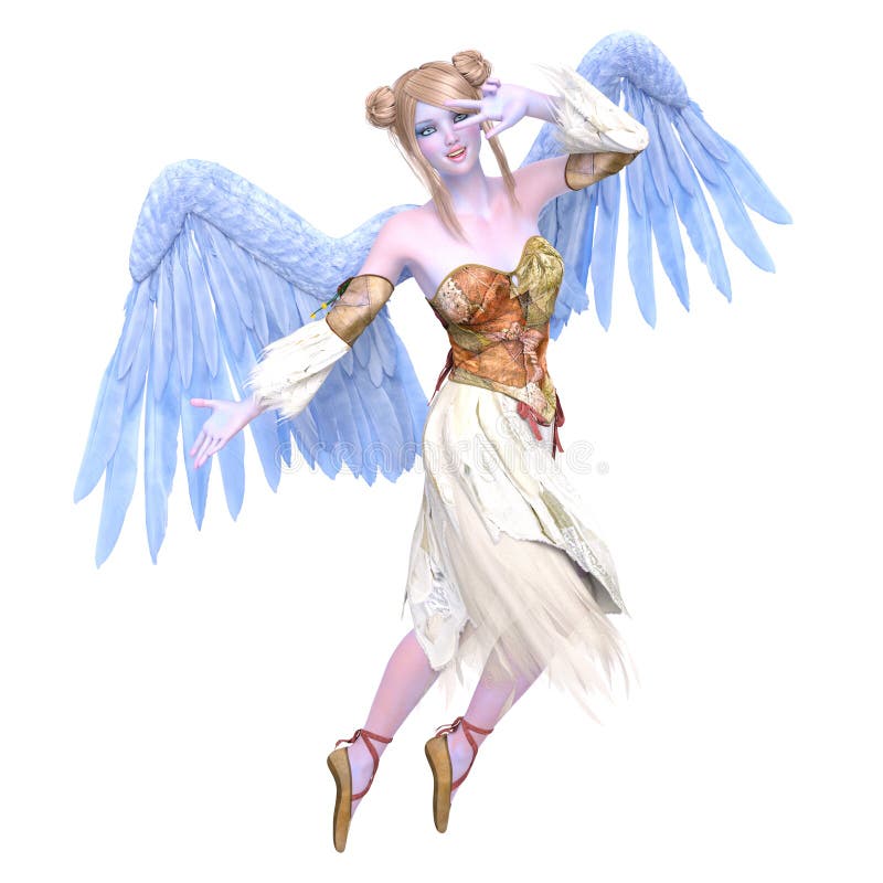 Angel stock illustration. Illustration of wing, dancer - 89861372