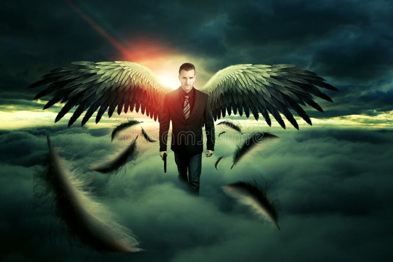 Angel of Death stock photo. Image of human, handsome - 67914414