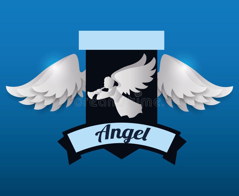 Angel design stock vector. Illustration of angel, nature - 58663201