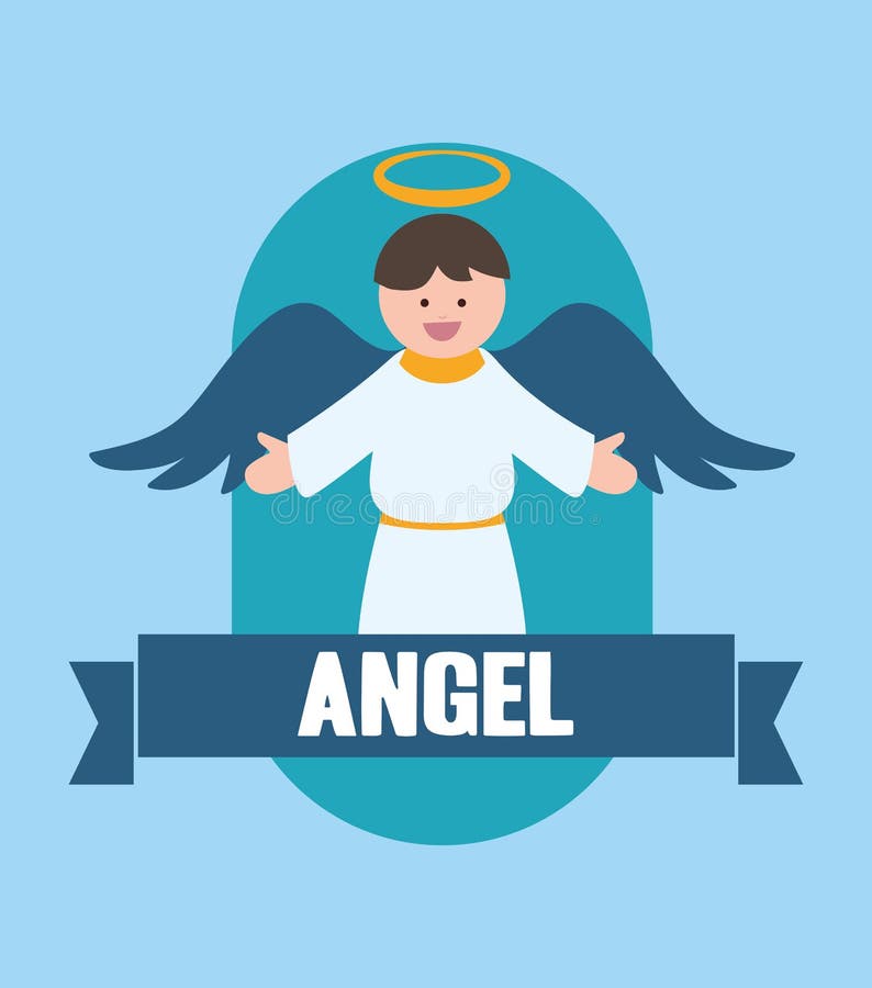 Angel design stock vector. Illustration of flying, aura - 58663286