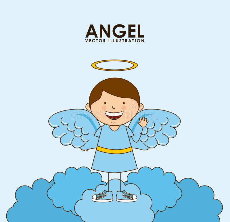 Angel design stock vector. Illustration of greeting, angels - 47489442