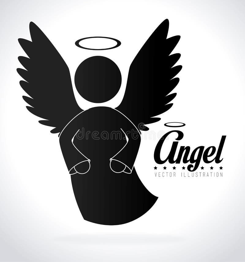 Angel Design, Vector Illustration. Stock Vector - Illustration of ...