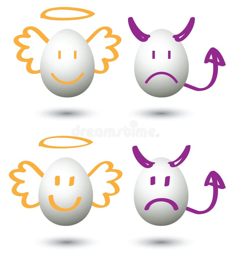 Cartoon Angel Devil Stock Illustrations – 4,917 Cartoon Angel Devil ...