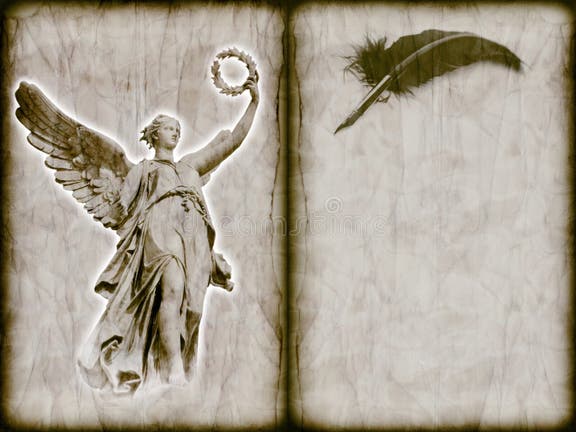 Angel - divine messanger stock image. Image of grainy - 13157543